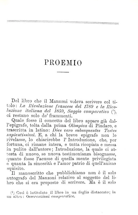 Manzoni - La Rivoluzione francese del 1789 e la Rivoluzione italiana ...