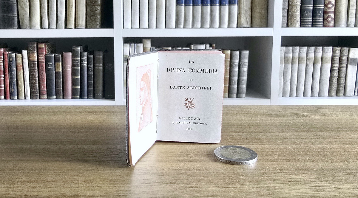 Il più piccolo Dante leggibile a occhio nudo (cm 6,2): La divina ...