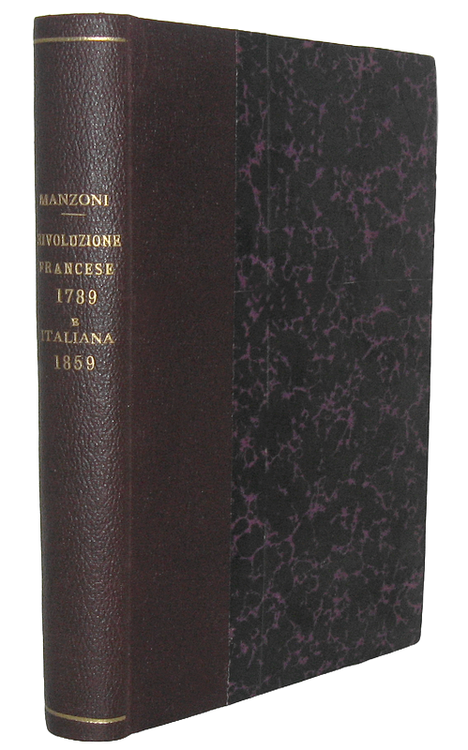 Manzoni - La Rivoluzione francese del 1789 e la Rivoluzione italiana ...
