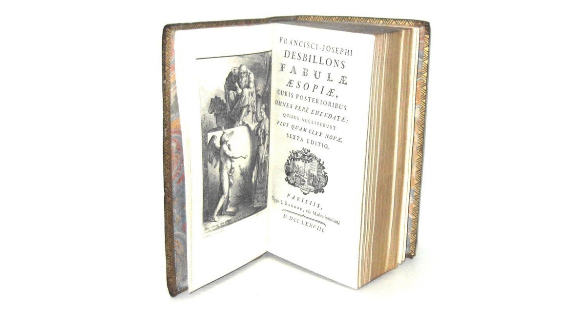 Le favole di Esopo: Fabulae Aesopiae - Paris, Barbou 1778 (bellissima ...