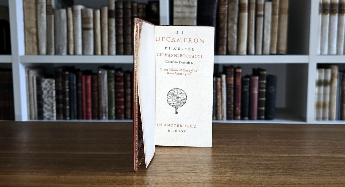 Una celebre edizione elzeviriana: Giovanni Boccaccio - Il Decameron ...