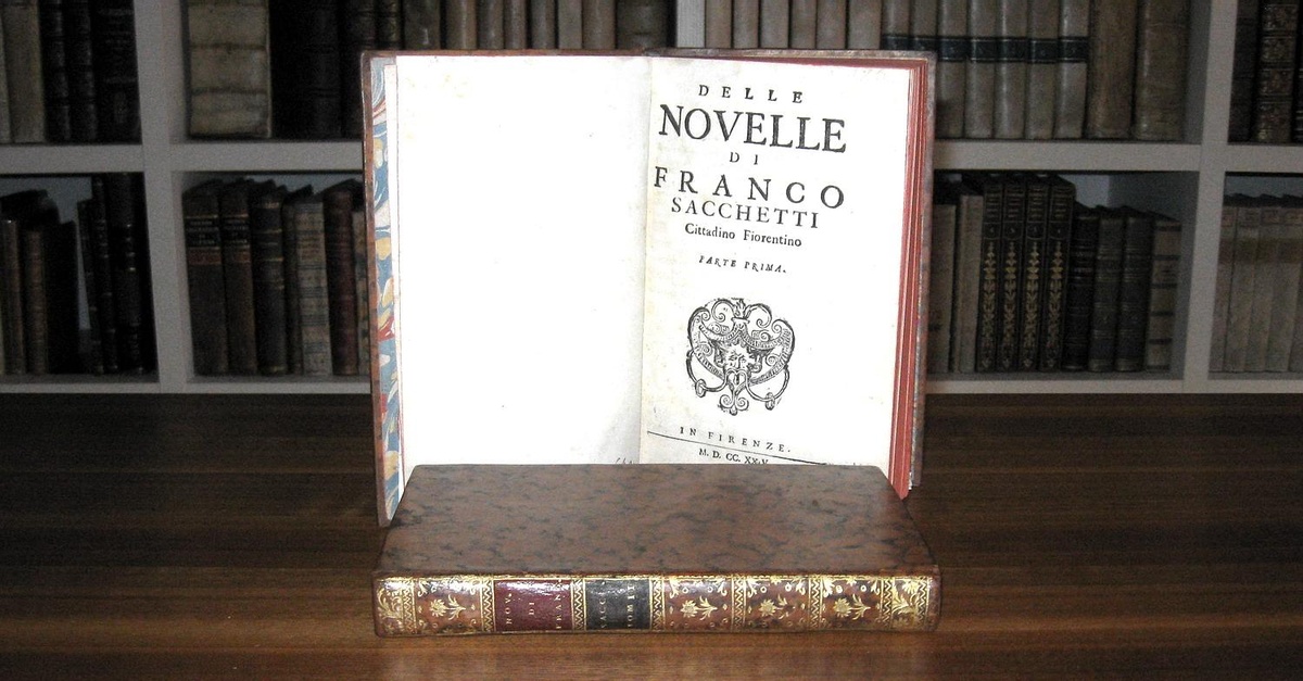 Un capolavoro del Trecento: Franco Sacchetti - Delle novelle - Firenze ...