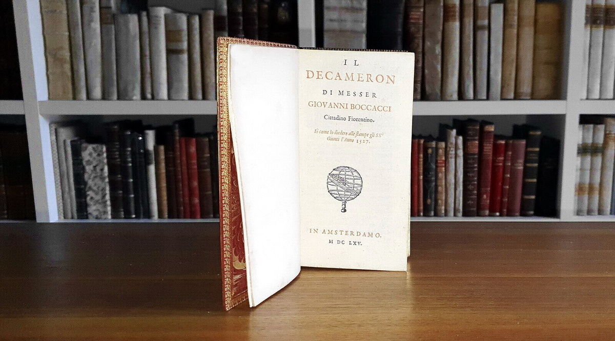 Una celebre edizione elzeviriana: Giovanni Boccaccio - Il Decameron ...