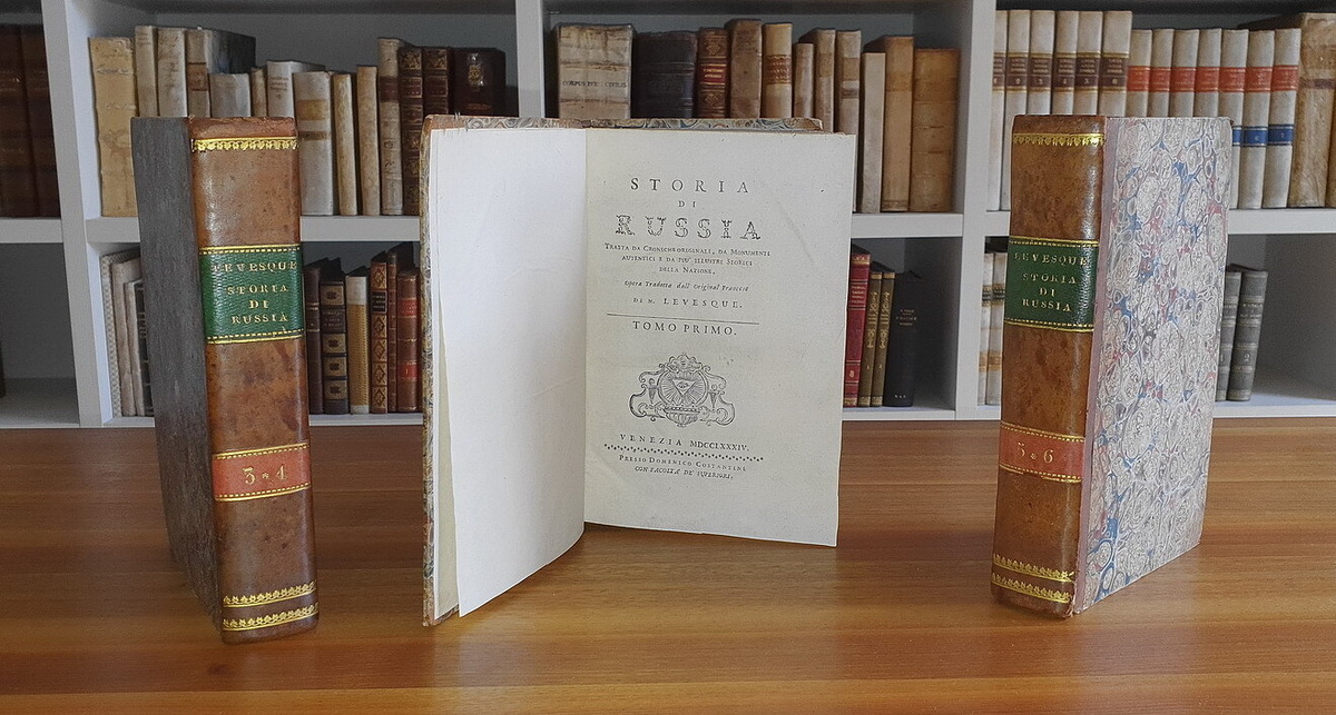 Levesque - Storia di Russia tratta da croniche originali - Venezia 1784 ...