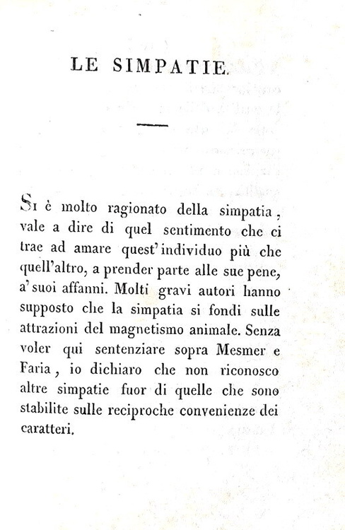 Simpatie ossia l'arte di giudicare dai lineamenti del viso - 1822 ...