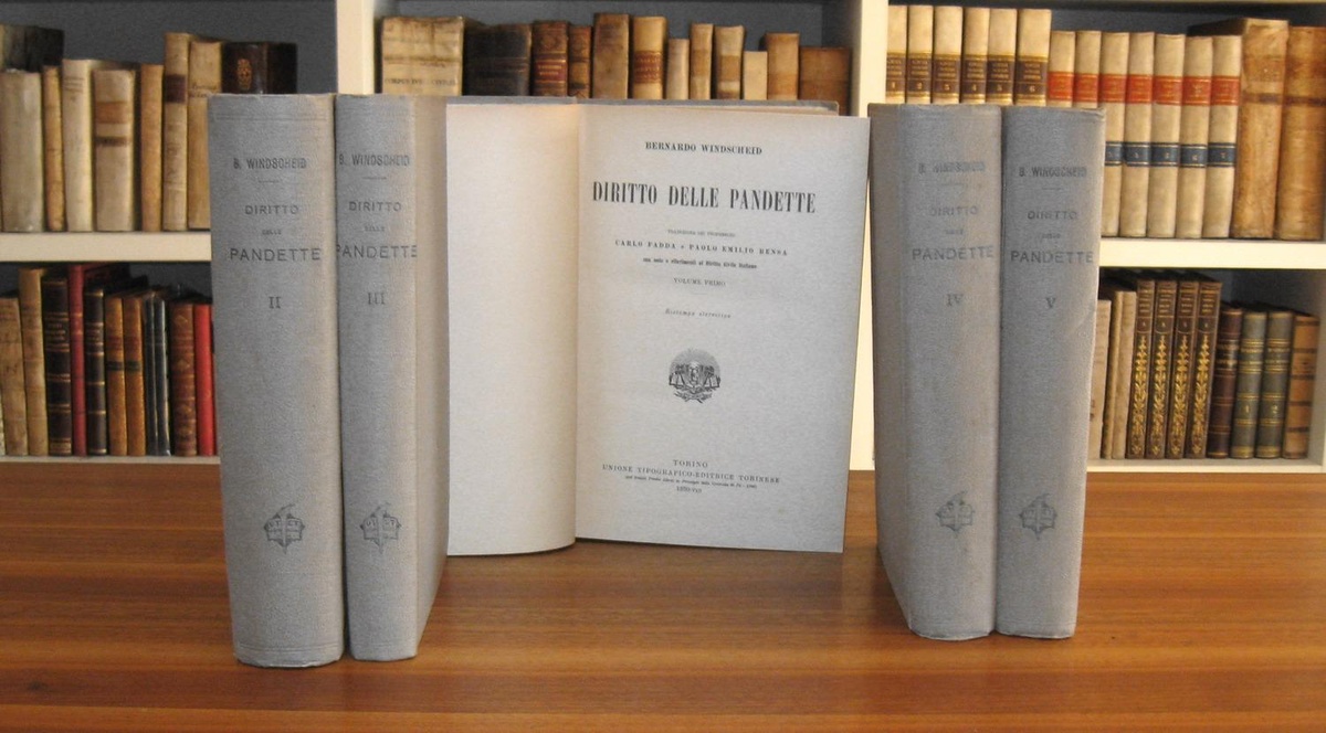 Un classico della Pandettistica tedesca: Bernhard Windscheid - Diritto ...