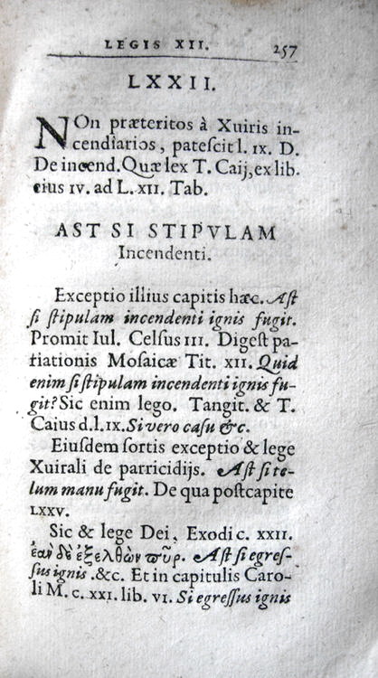 Theodorus Marcilius - Legis XII tabularum collecta - Parisiis 1603