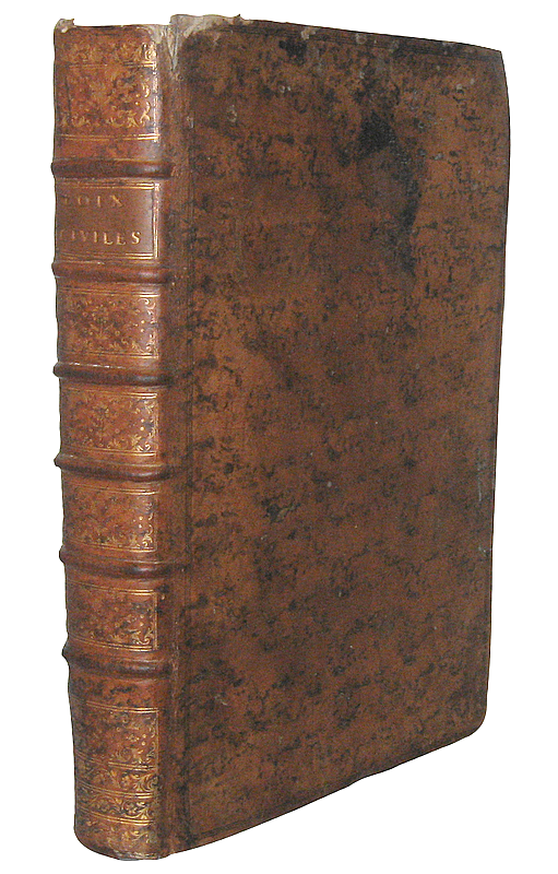 Jean Domat - Les loix civiles dans leur ordre naturel - Paris 1777 ...