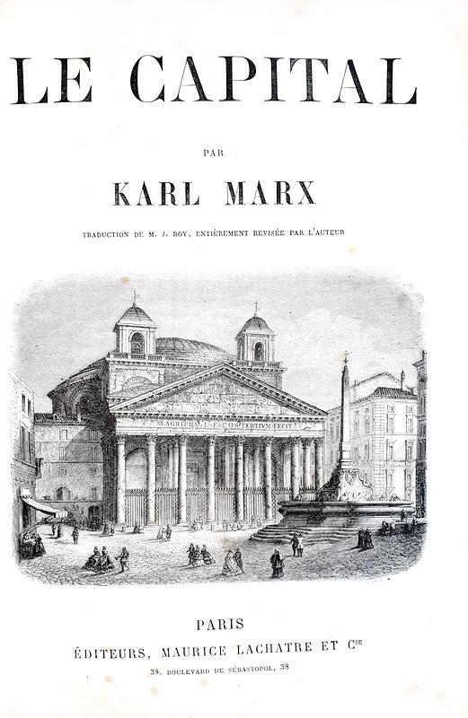 Karl Marx - Le Capital - Paris, Lachatre - 1872/75 (rara prima edizione ...