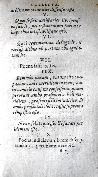 Theodorus Marcilius - Legis XII tabularum collecta - Parisiis 1603
