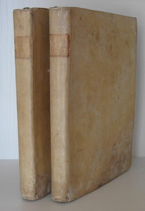 Hugues Doneau - Commentarii ad libros Codicis - 1762