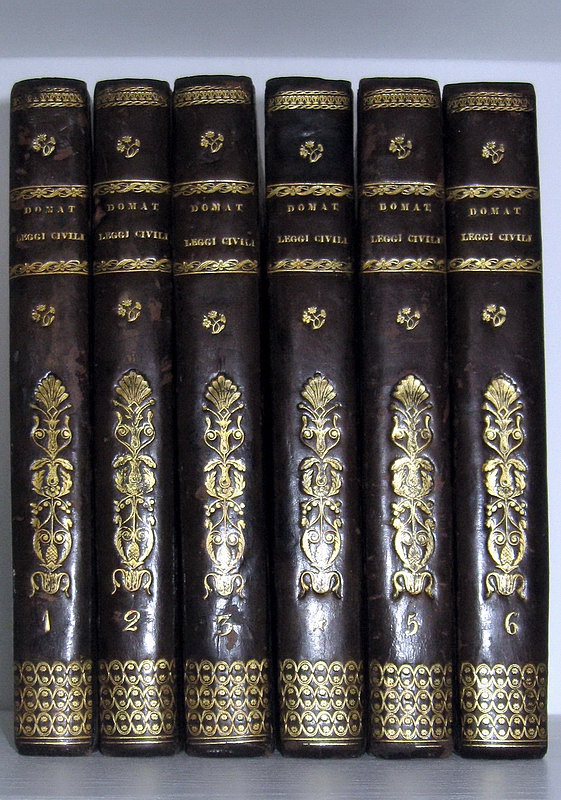 Jean Domat - Le leggi civili nel lor ordine naturale - 1786