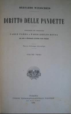 Bernhard Windscheid - Pandette